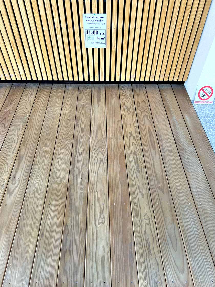 Lame de terrasse casteljalousaine - Laouet SAS