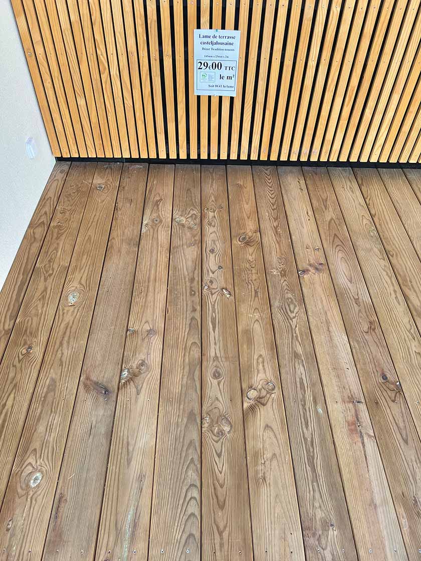 Lame de terrasse casteljalousaine - Laouet SAS